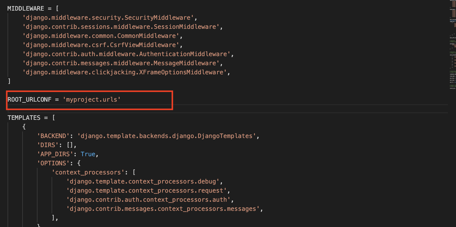Django 3 Configuring The Application Devtutorial