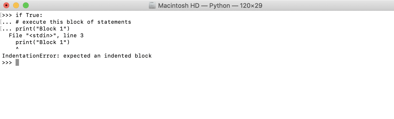 Python Indentation Devtutorial