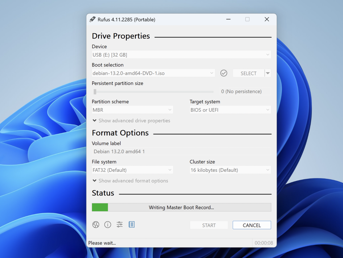 How to Create Bootable USB Installer for Debian 13 - Devtutorial